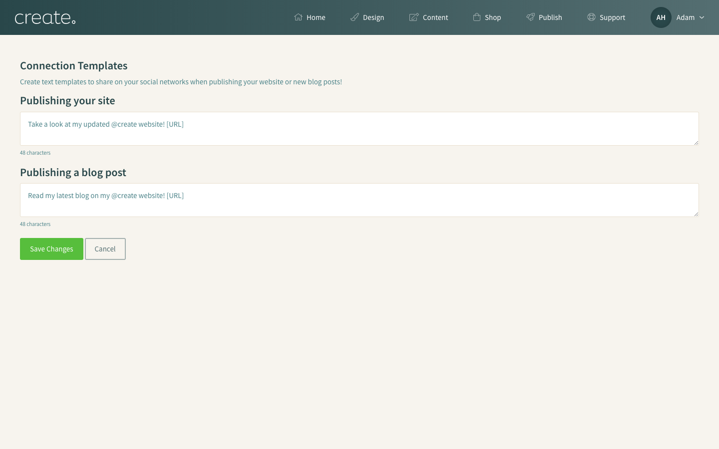 How to use Create Connections | Create.net